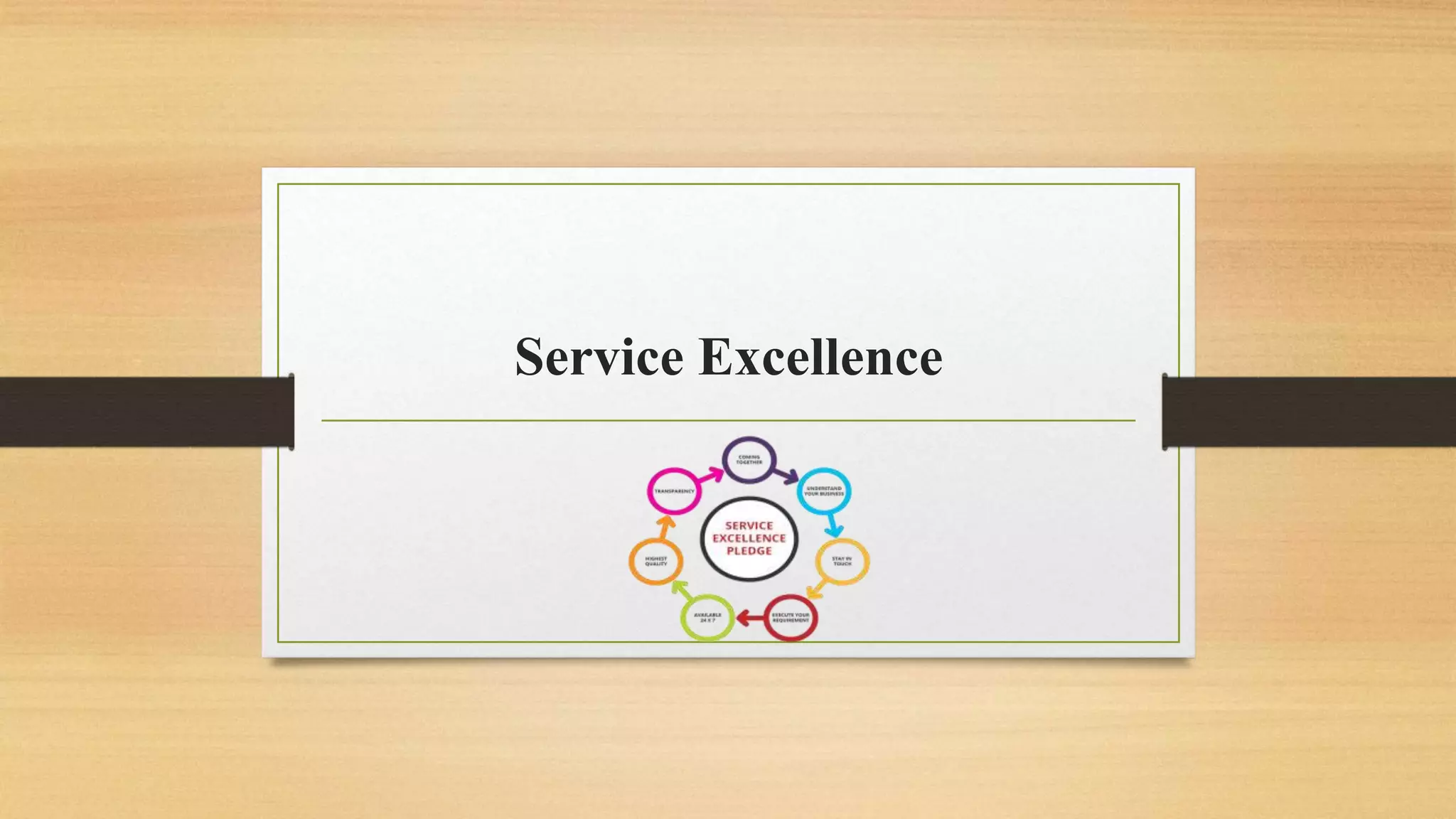 Service excellence assessment | PPTX