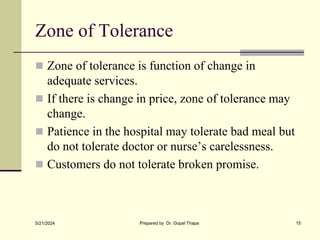 Dr. Gopal Thapa's service Marketing Service Expectation.ppt