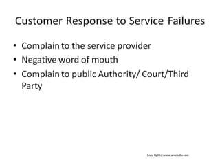 Service failure and recovery | PPTX