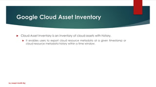 Google Cloud Platform - Service Glossary | PDF