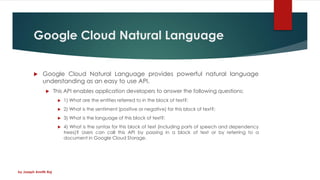Google Cloud Platform - Service Glossary | PDF