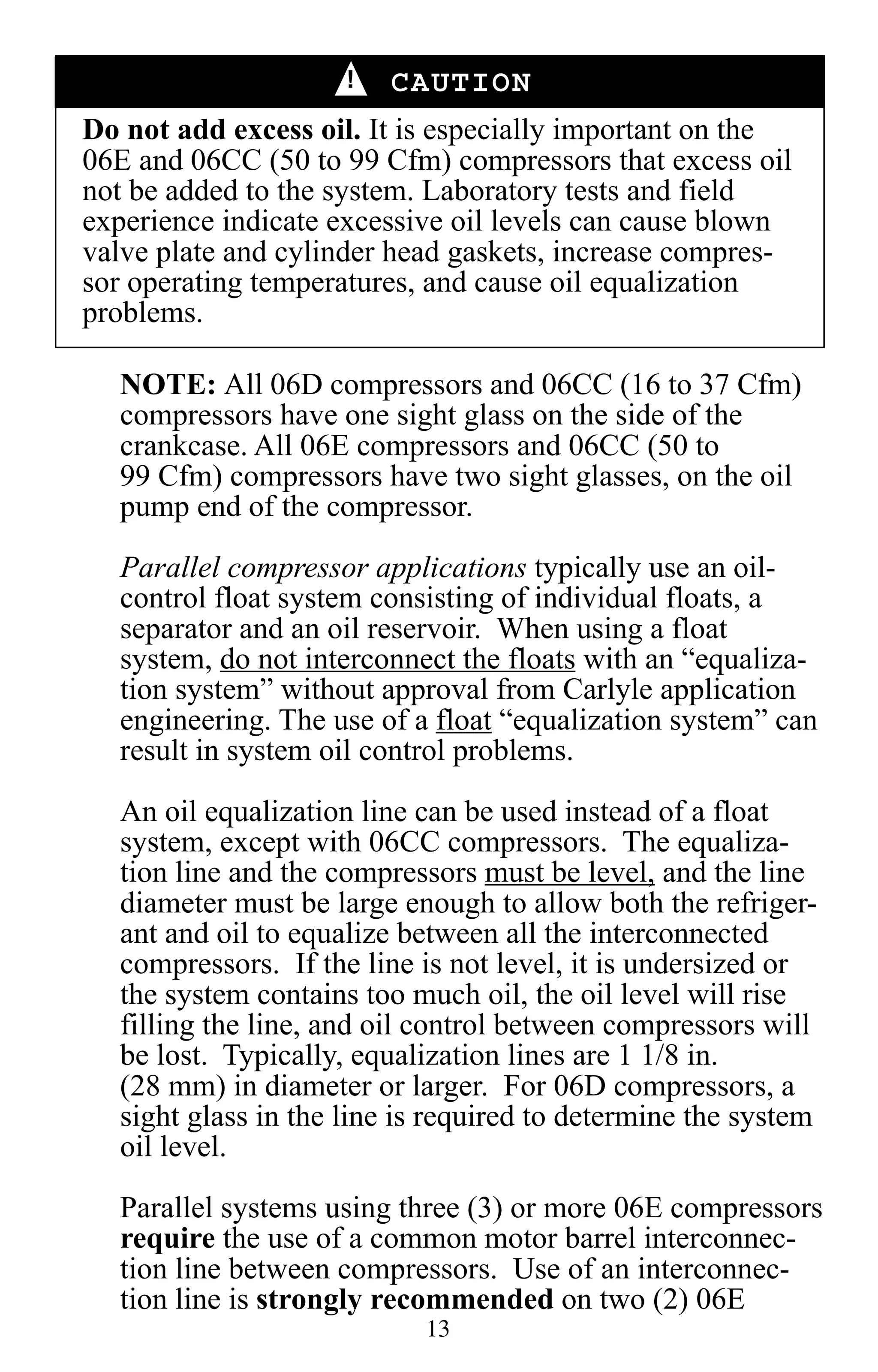 Service guide carlyle compressor | PDF