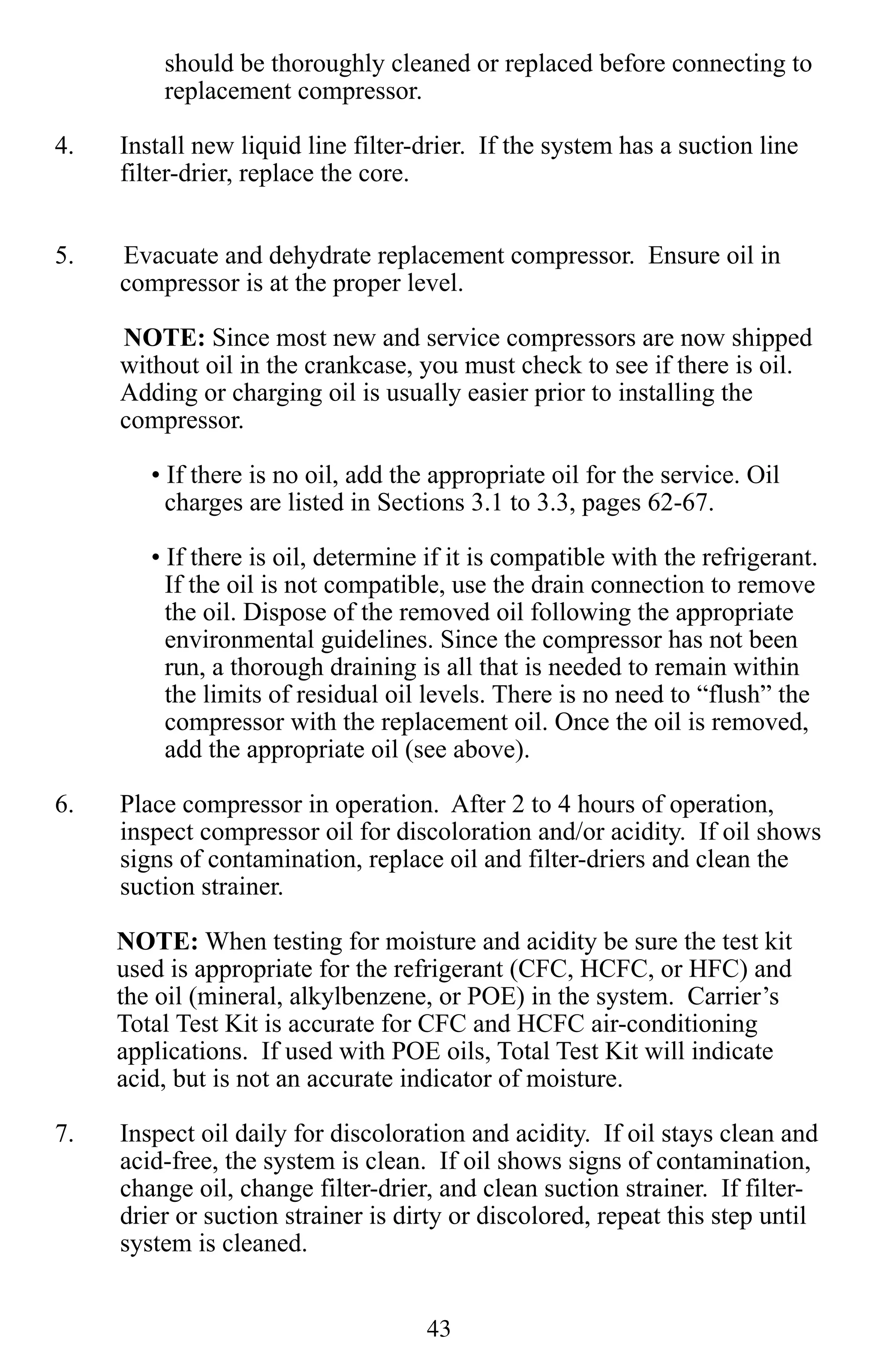 Service guide carlyle compressor | PDF