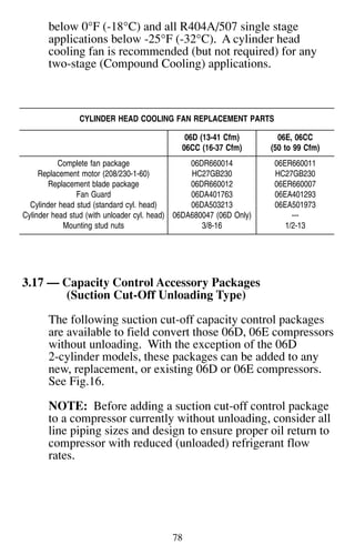 Service guide carlyle compressor | PDF