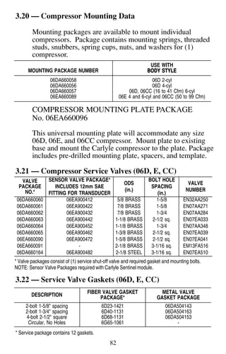 Service guide carlyle compressor | PDF