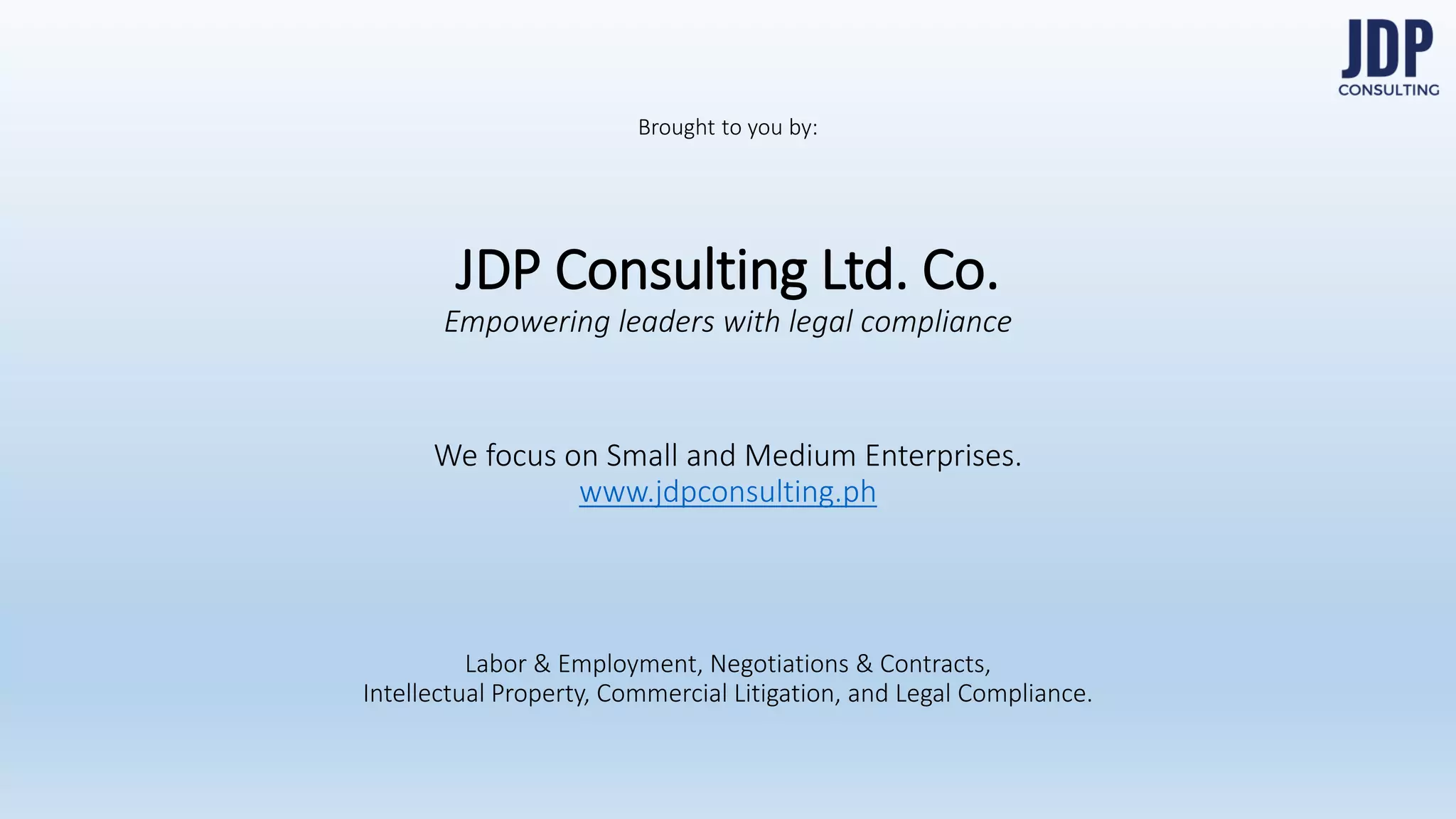 Service Incentive Leave | PPT