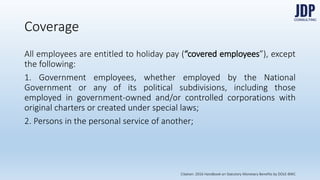Service Incentive Leave | PPT