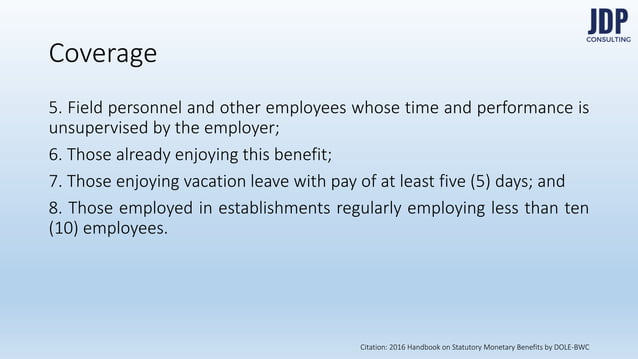 Service Incentive Leave | PPT