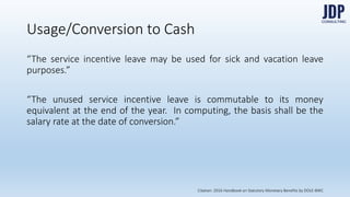 Service Incentive Leave | PPT