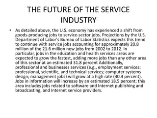 Service Industries | PPTX