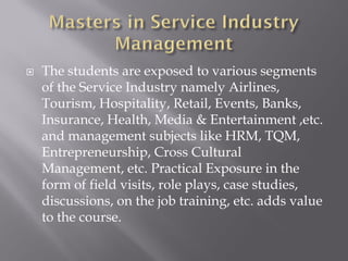 Service industry management | PDF
