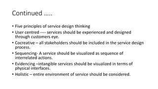 Service innovation and design | PPTX