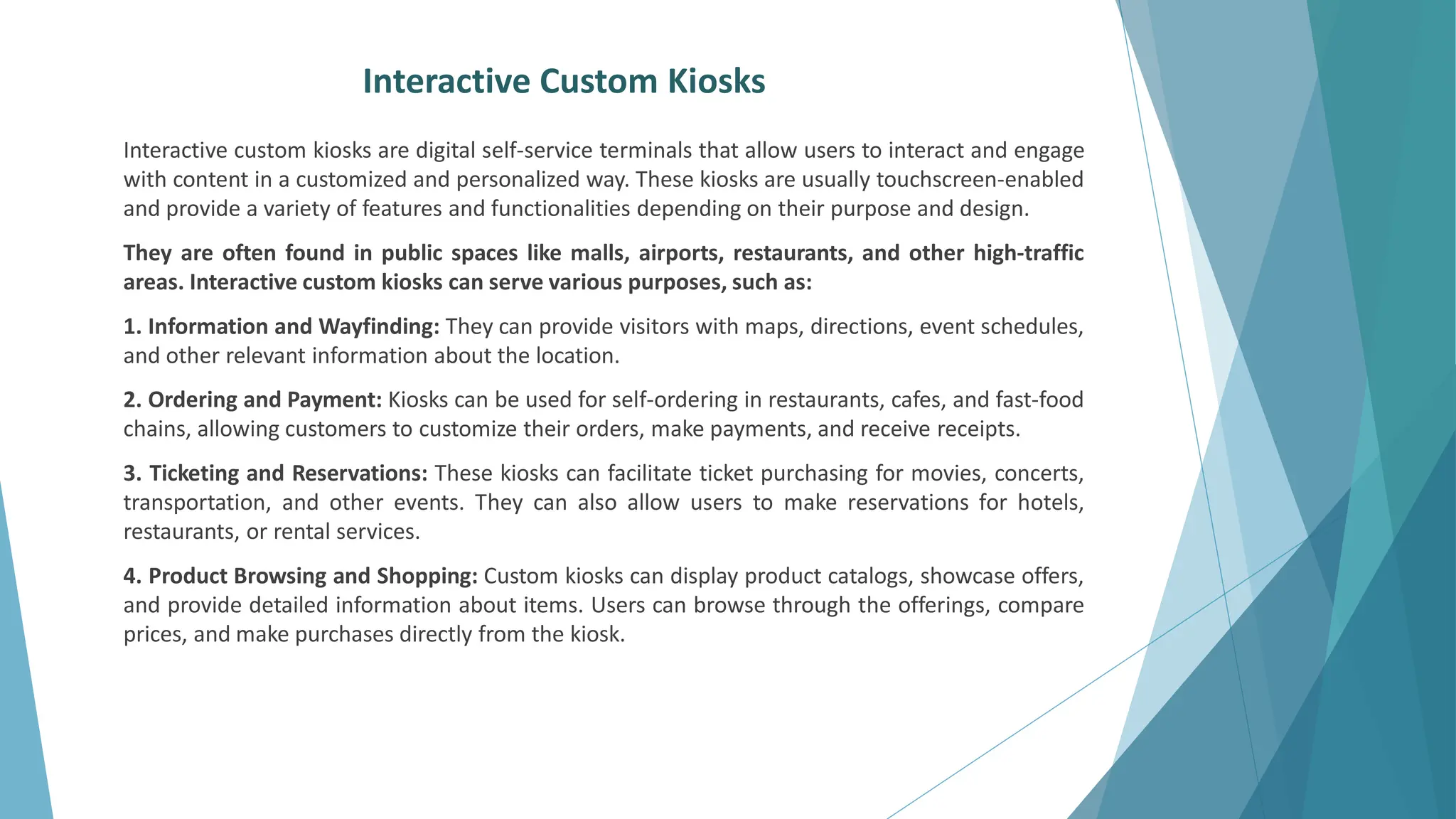 Revolutionizing Interactions: The Future of Custom Kiosk Design ...