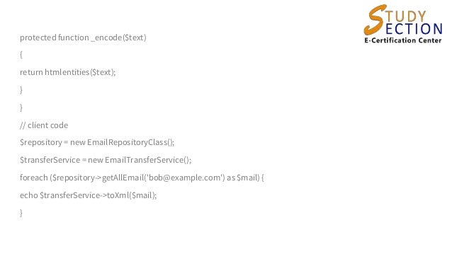 Service Layer in PHP | StudySection | PPTX