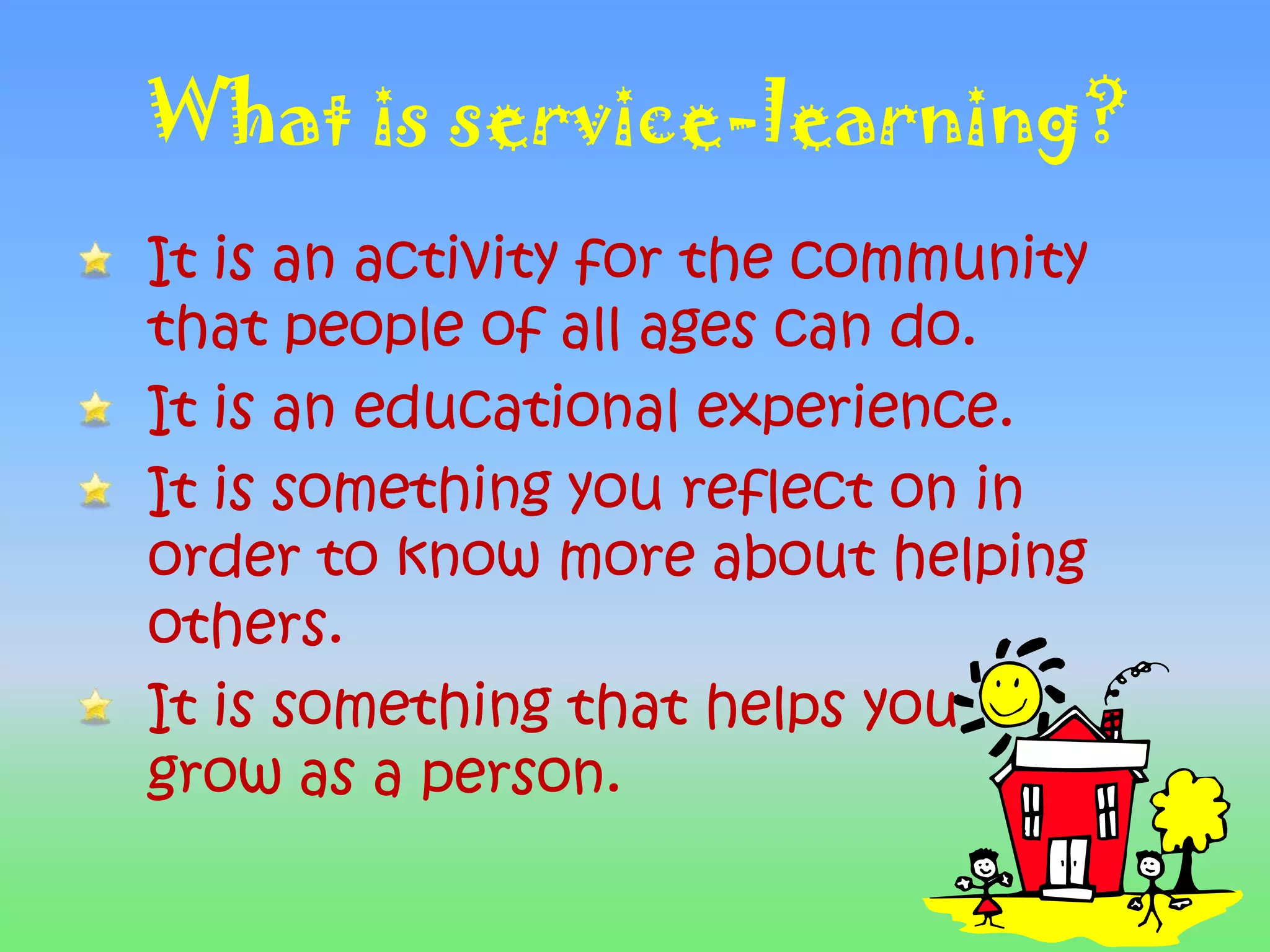 Service learning | PPT