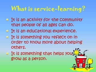Service learning | PPT