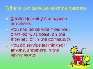 Service learning | PPT