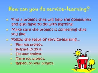 Service learning | PPT