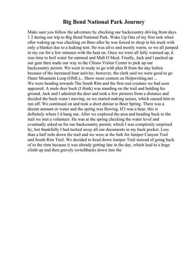 Service Learning Essay Example | PDF