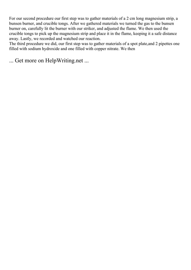 Service Learning Essay Examples | PDF | Science