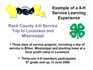 Changing Lives through Service Learning | PPT