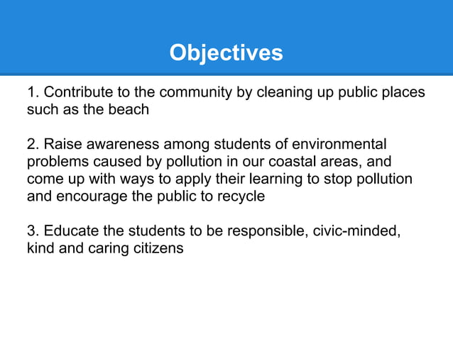 Service learning project proposal | PPT