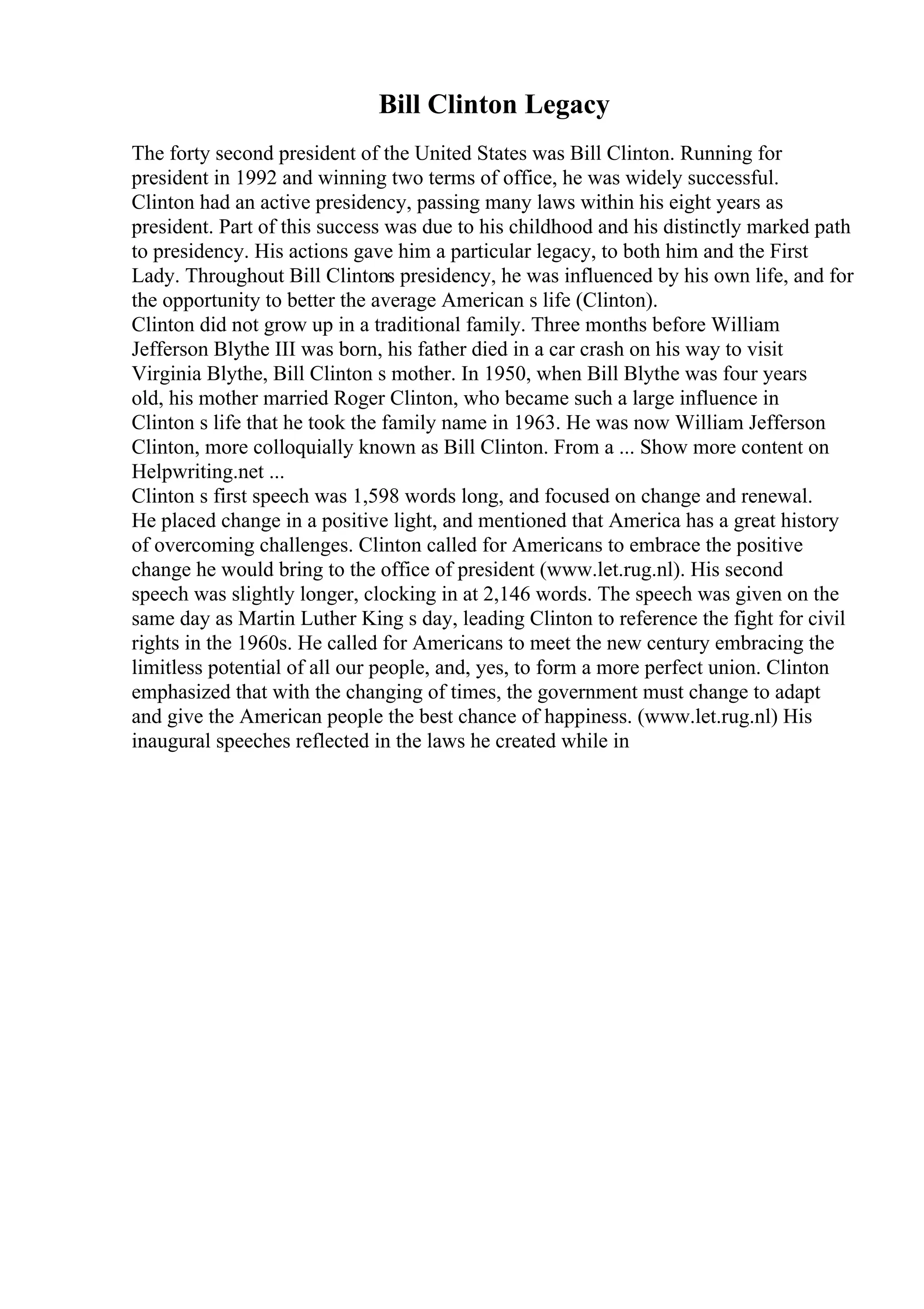 Service Learning Reflection Essay | PDF