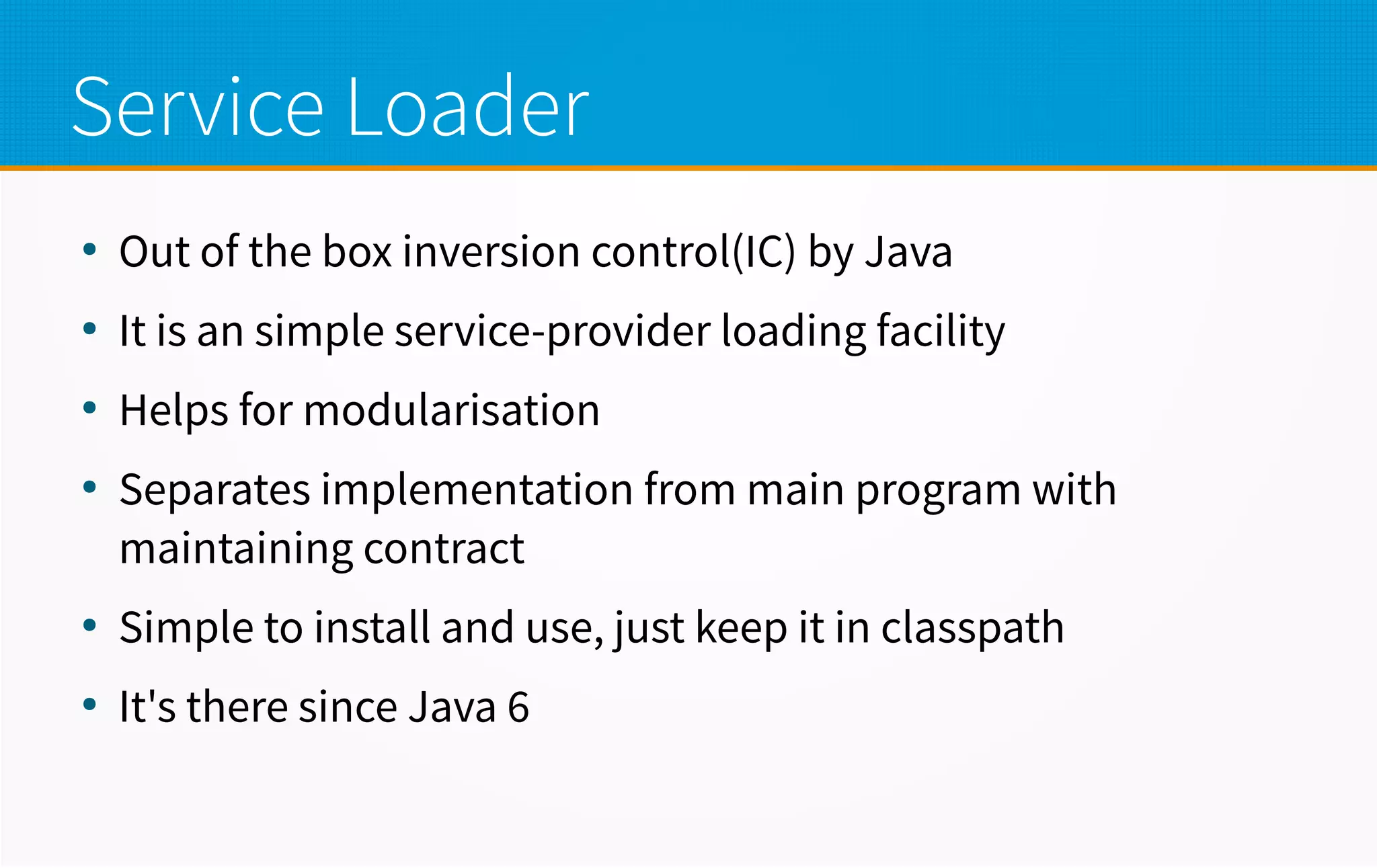 Service loader in Java | PPT | Free Download
