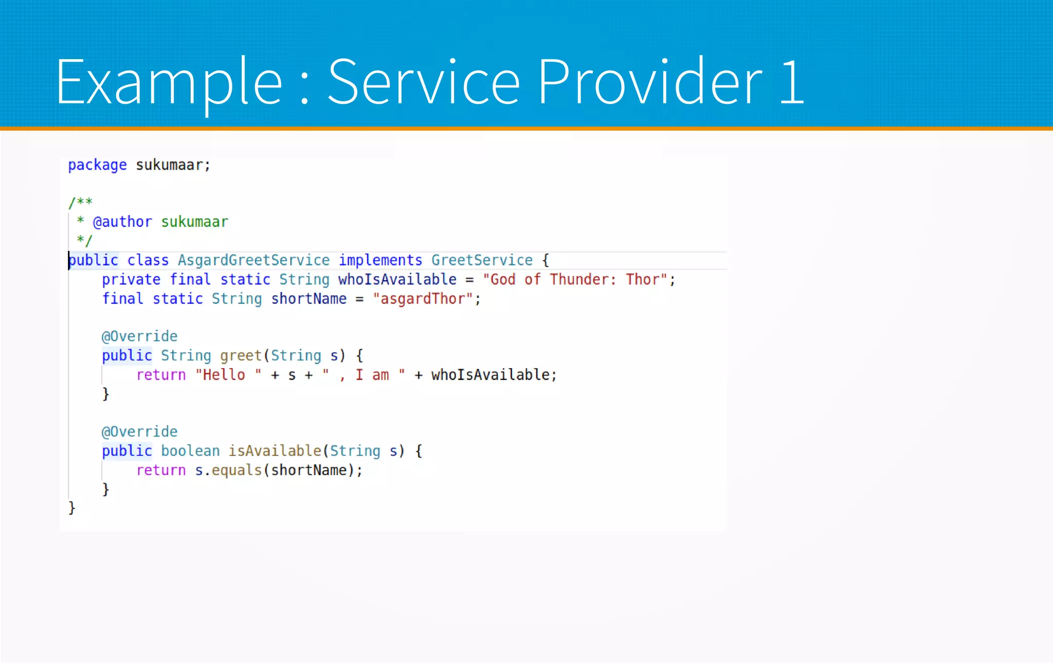 Service loader in Java | PPT