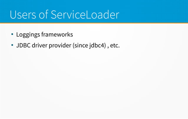 Service loader in Java | PPT