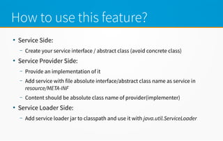 Service loader in Java | PPT