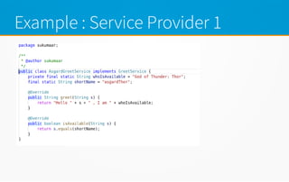 Service loader in Java | PPT