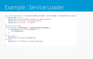 Service loader in Java | PPT