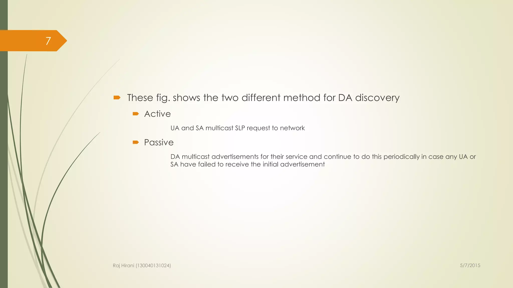 Service location protocol (slp) | PPT