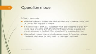 Service location protocol (slp) | PPT