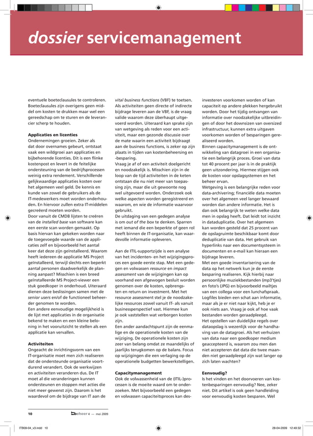 Artikel: Service Management | PDF