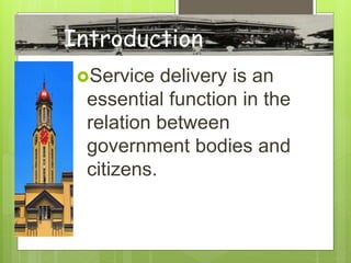 Service management ppt | PPTX