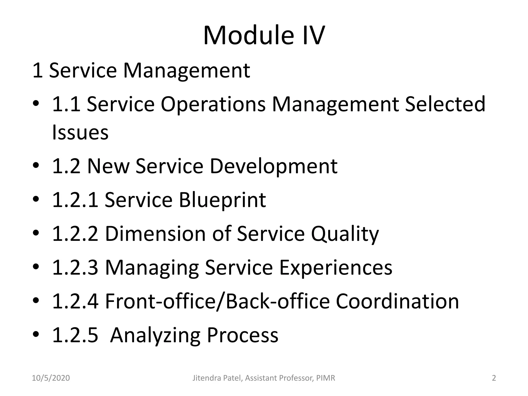 Service management process | PPTX