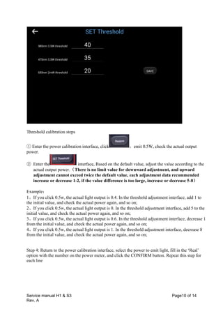Service manual s3 & h1 rev.english | PDF | Home Appliances | Home & Garden