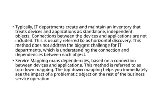 Service Mapping discovers all business services | PPTX