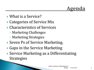 Service marketing | PPT