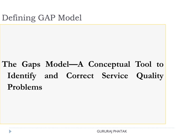 Service marketing With GAPS Model | PPT | Information Services Industry ...