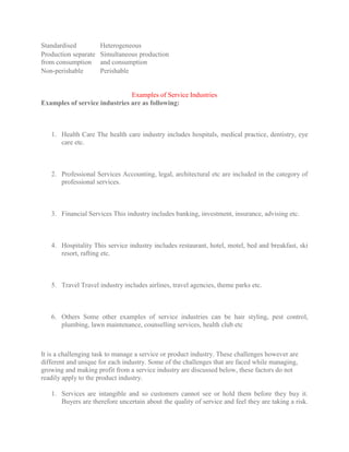 Service marketing | DOCX