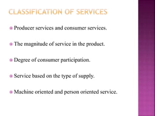 Service marketing | PPT