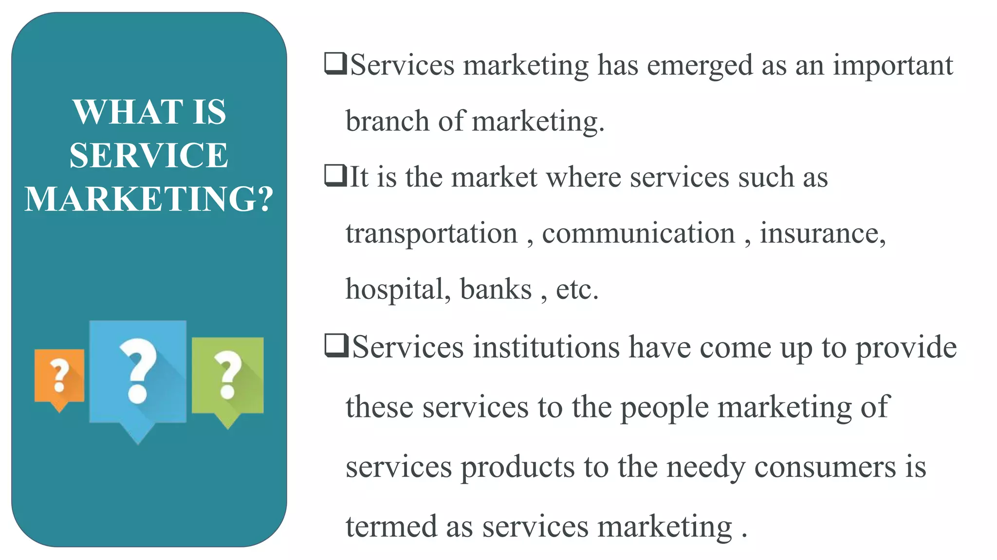 Service Marketing | PPT