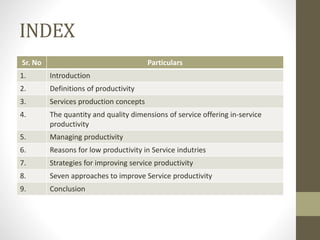 Service marketing | PPT