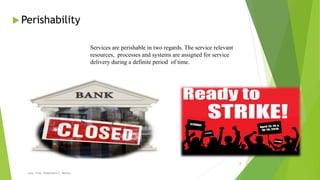 Service marketing service charecteristics & marketing triangle | PDF