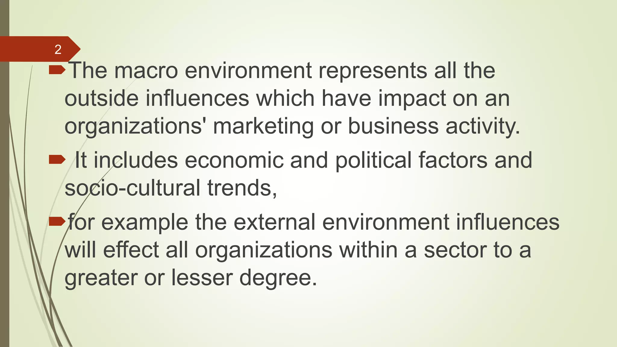 Service marketing environment | PPTX