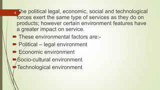 Service marketing environment | PPTX