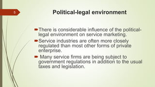Service marketing environment | PPTX